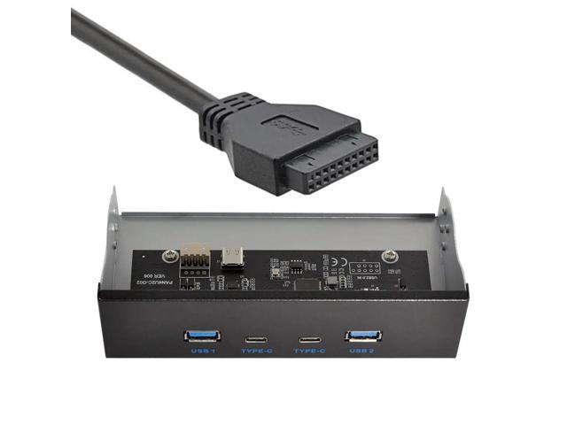 Click here for FOR USB-C USB 3.0 HUB 4 Ports Front Panel to Mothe... prices