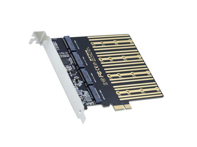 Click here for FOR Four SATA NGFF Key B+M SSD to PCI-E 1x Mainboa... prices