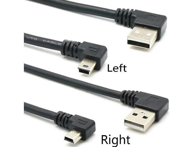 Click here for FOR 0.25m Left right Mini USB B Type 5pin Male 90... prices