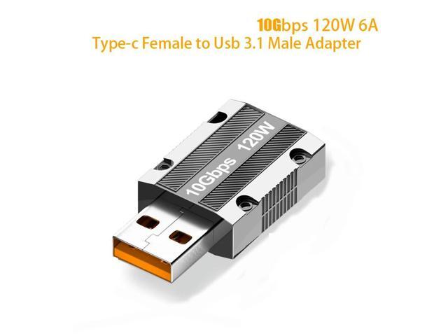 Click here for FOR 120W 6A Usb Type C Otg Adapter 10Gbps Usb Male... prices