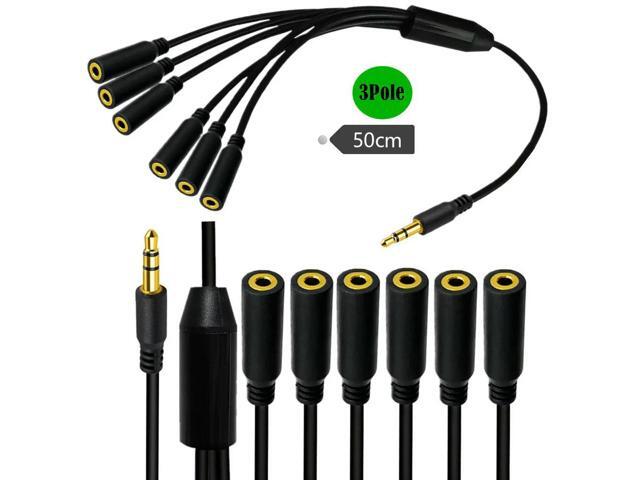 Click here for FOR Gold-Plated 3.5mm (1/8) TRRS 3-Pole/2-Rings Ma... prices