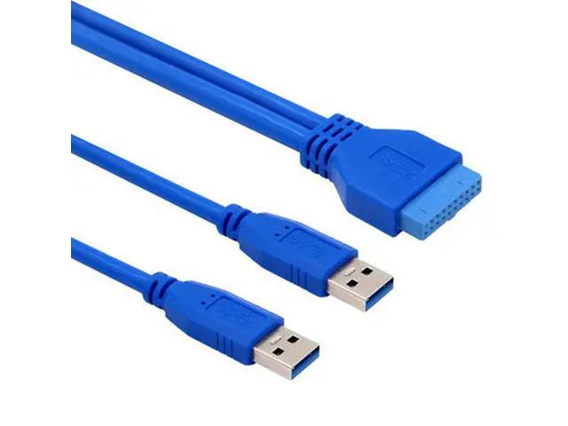 Click here for FOR 30cm Dual 2 Port USB3.0 USB 3.0 A Male to Moth... prices