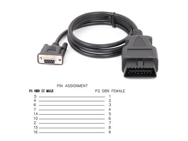 Click here for FOR OBD 2 Cable 16 Pin To DB9 Female Serial Port R... prices