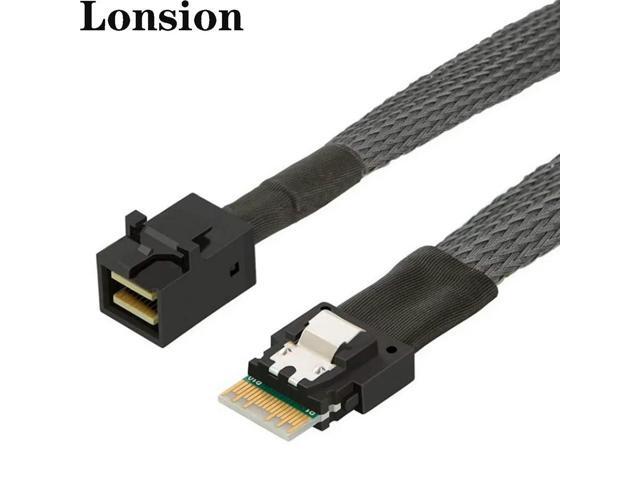 Click here for FOR Ultra-Fast PCIE 4.0 Slimline SAS SFF-8654 Cabl... prices