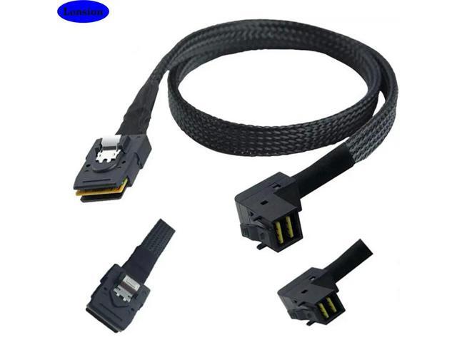 Click here for FOR MINI SAS SFF-8643 90 degree to SAS SFF-8087 se... prices