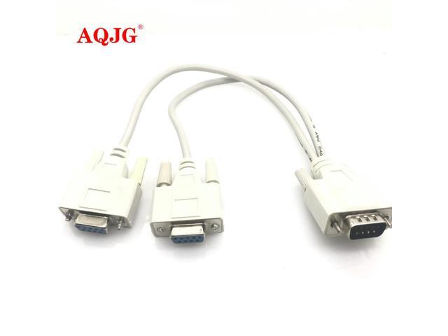 Click here for FOR DB9 9Pin 1 to2 Rs232 Serial Cable Splitter Dir... prices