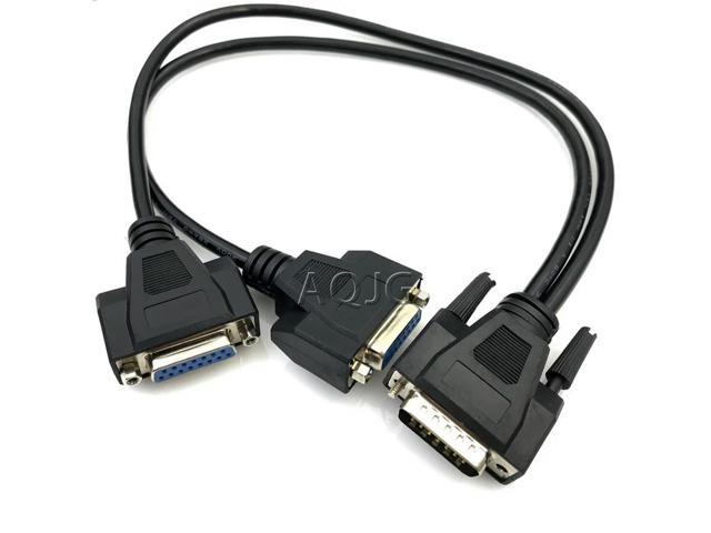 Click here for FOR customize DB15 male to 2 female Splitter cable... prices
