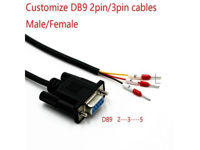 Click here for FOR customize DB9 Female Male 2pin 3pin cables Com... prices