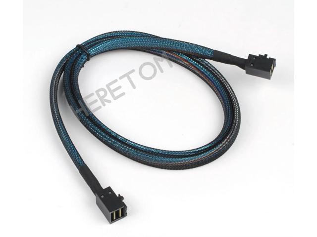 Click here for FOR 100cm Mini SAS HD SFF 8643 Cable Internal SFF-... prices