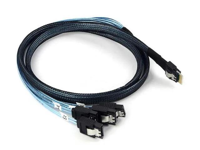 Click here for FOR 0.5/1M SAS 4.0 SFF-8654 4i 38pin Host to 4 SAT... prices