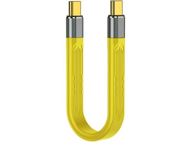 Click here for FOR 5 Inch Yellow Type C Male to Male 100W Fast Ca... prices