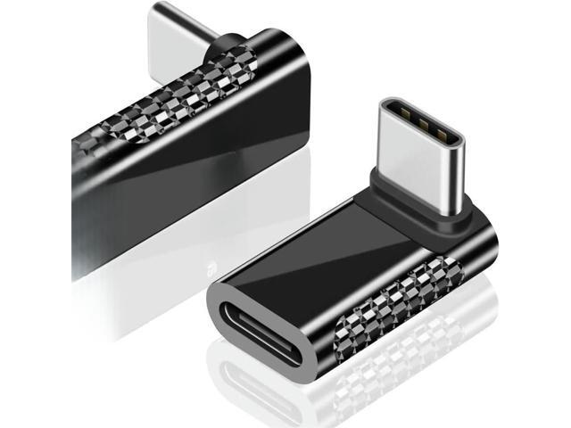 Click here for FOR 2pack 20Gbps 90Degree USB C Adapter Male to Fe... prices