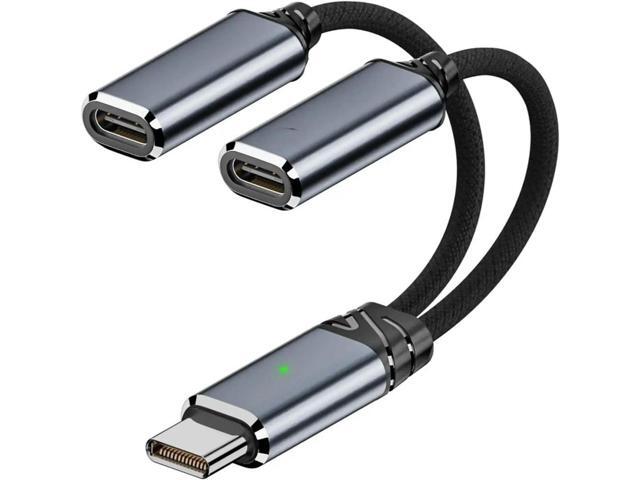 Click here for FOR Dual USB C Headphone Adapter Audio Dongle Cabl... prices