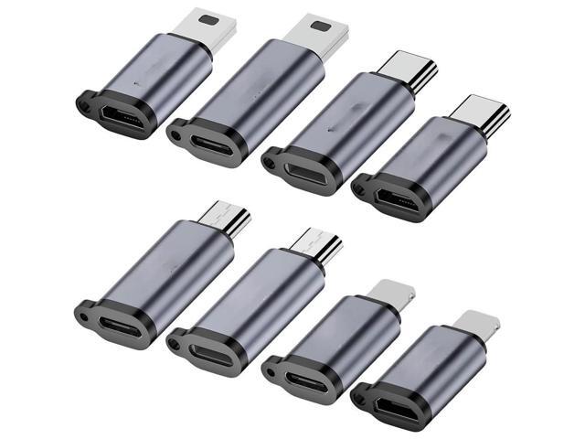 Click here for FOR 8pack USB C/Lighting to Micro USB Adapter Type... prices