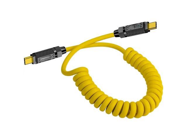 Click here for FOR Coiled USB C to USB C Cable 140W  20Gbps Sprin... prices