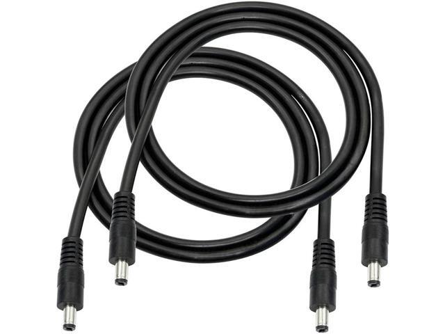 Click here for FOR 2pcs/lot DC to DC Cable 3FT 18AWG DC 5.5MM x 2... prices