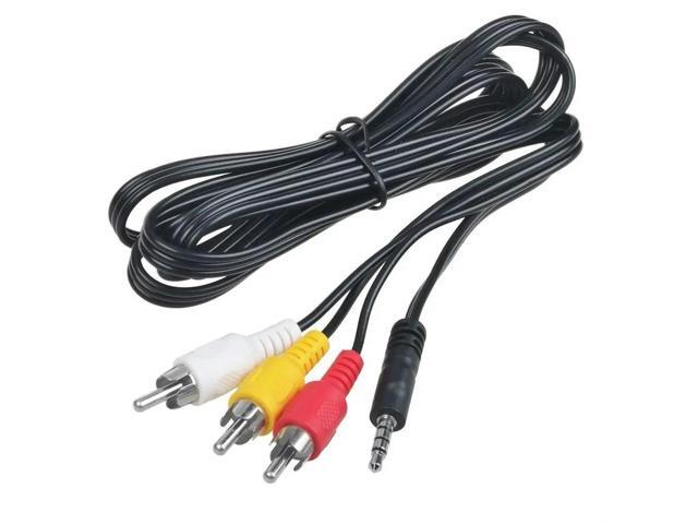 Click here for FOR 3.5mm Plug to 3 RCA Camcorder Audio Video A/V... prices