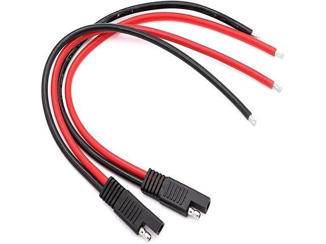 Click here for FOR 2 Pack 1ft 10AWG SAE Connector Extension Cable... prices