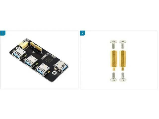 Click here for FOR Pi CM4 Backplane Expansion Board PCI-E to Usb3... prices
