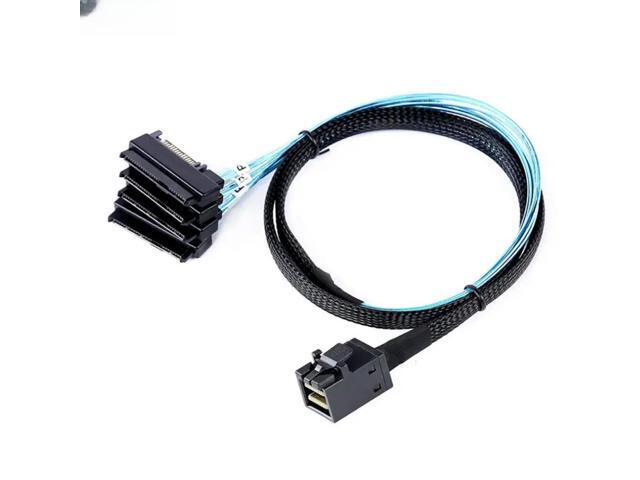 Click here for FOR MINI SAS HD SFF-8643 to 4 Ports SAS SFF-8482 s... prices