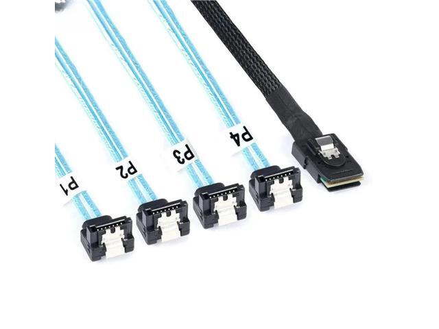 Click here for FOR MINI SAS SFF-8087 to 4 Ports SATA 90 degree hi... prices