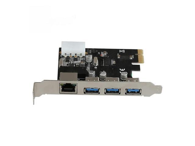 Click here for FOR PCI Express to 3 port USB3.0 1 port RJ45 netwo... prices