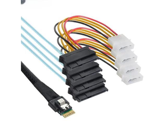 Click here for FOR Mini Slimsas SFF-8654 4I to 8482 with power su... prices