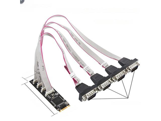 Click here for FOR M.2 B+M To DB9 4 Com Ports 4S DB 9Pin RS232 In... prices