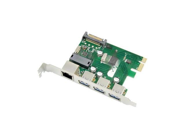 Click here for FOR PCI-E To 3 Ports USB 3.0 + Gigabit RJ45 Networ... prices