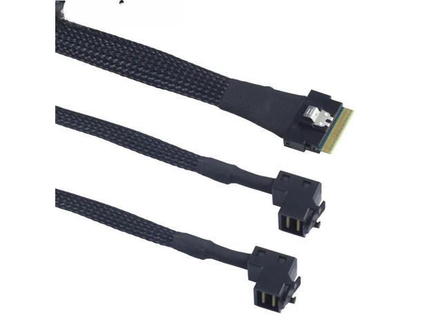 Click here for FOR MINI SAS Slimline SFF-8654 8i 4.0 to 2 Ports S... prices