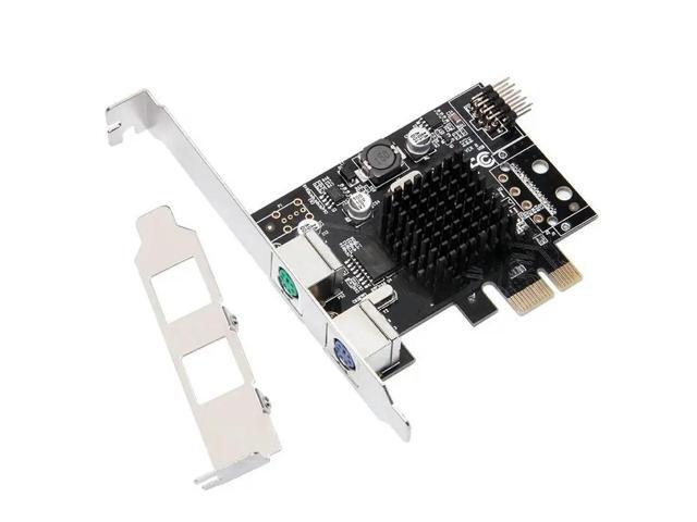 Click here for FOR PCIE to 2x PS/2 Port FOR PC Keyboard Mouse Ada... prices