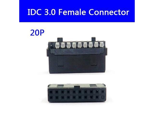 Click here for 100pcs Black USB 3.0 Female Socket IDC 20P 19P IDC... prices