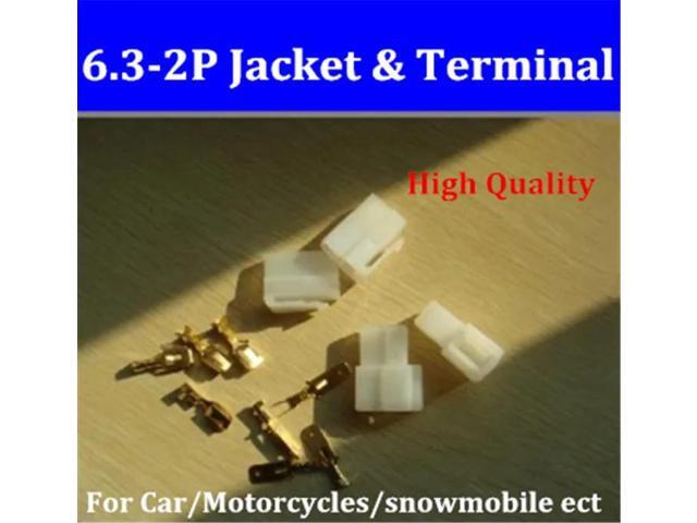 Click here for 20pcs 6.3mm connector 2PIN 2-pin Electrical 6.3 Co... prices