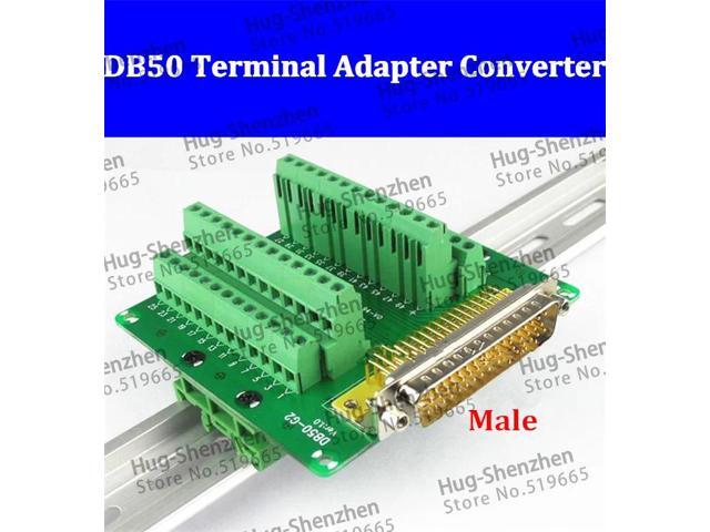 Click here for DB50 DR50 male 50 pin port din rail module Termina... prices