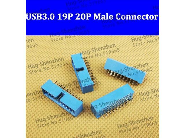 Click here for 20pcs USB 3.0 19P 20P 19 pin 20 pin plug male conn... prices