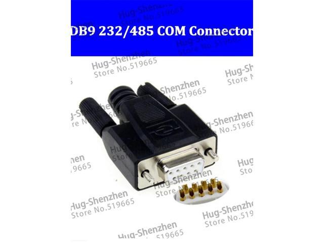 Click here for DB9 Pin Serial Female Plug Black Shell Plastic VGA... prices