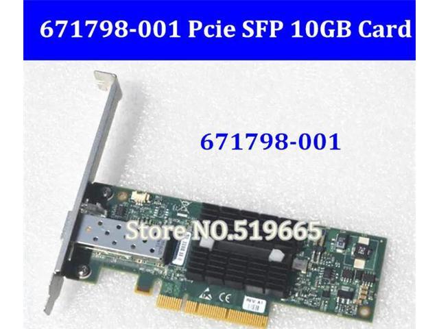 Click here for 671798-001 PCIe x8 NIC 10Gigabit 10GBe SFP+ Single... prices
