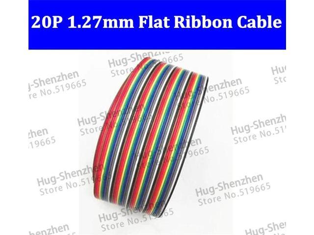 Click here for 20 WAY Flat Color Rainbow Ribbon flat Cable wire 2... prices