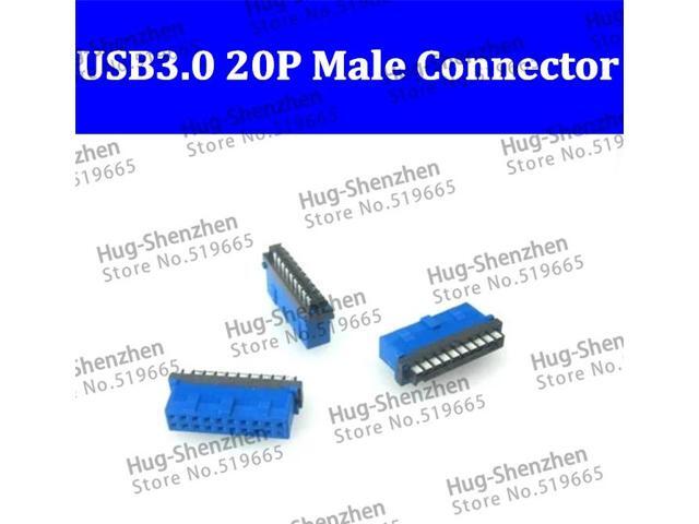 Click here for 20pcs USB 3.0 19P 20P 19 pin 20 pin plug male conn... prices