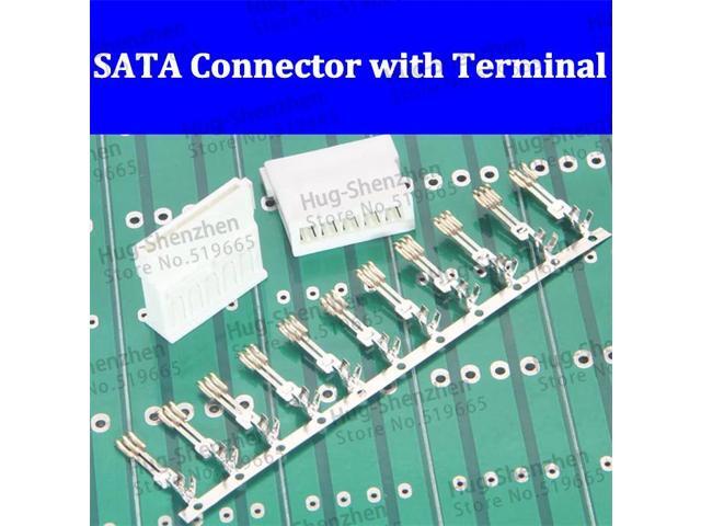 Click here for 100pcs SATA Power Connector Crimp Plug with Termin... prices