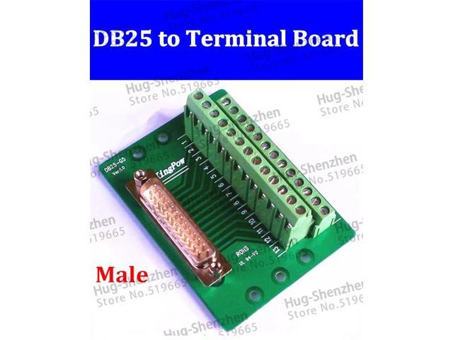 Click here for DB25 to Terminal adapter plate DR25 male terminal... prices