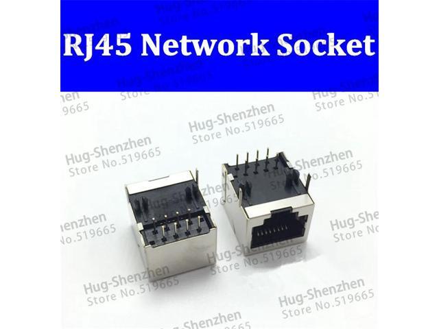 Click here for 50 pcs/lot RJ45 Socket 8Pin PCB Mounting Network A... prices