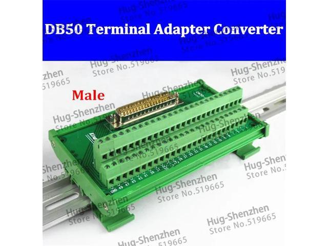 Click here for DB50 DR50 Male 50 pin port din rail module Termina... prices