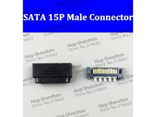 Click here for 10pcs Black SATA Pierce SATA 15pin 15P Male Termin... prices