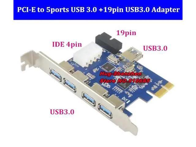 Click here for Super speed PCIE to usb3.0 5ports +19pin /20pin US... prices