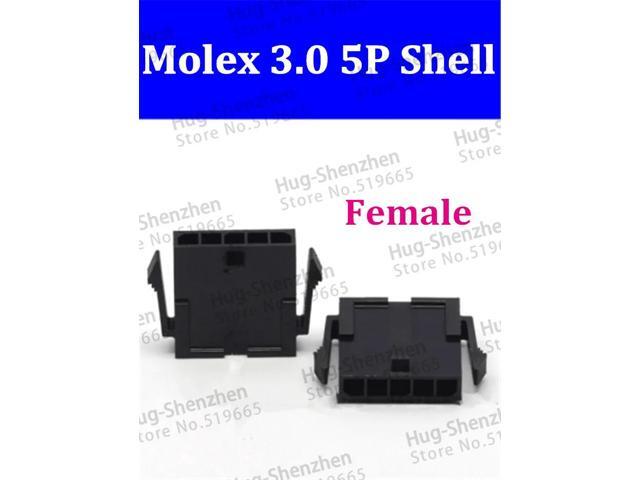 Click here for 50pcs 3.0mm 1*5P female black plastic connector fo... prices