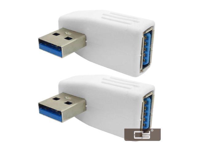 Click here for CYDZ White 90D USB 3.0 Male to Female Vertical Lef... prices
