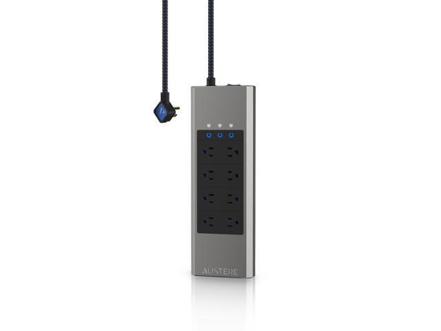 Austere V Series Power 8-Outlet With Omniport USB // 3 000 Joules  PureFiltration  Flameless MOV  Overcurrent Protection  SmartFit Outlets ...