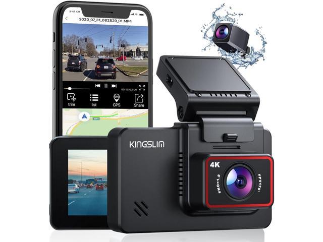 Click here for Kingslim D4 Dual Dash Cam with Built-in WiFi GPS... prices