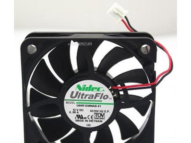 Click here for Para Nidec U60R12MMAB-51 12V 0.09A 60*60*15mm 2 lí... prices